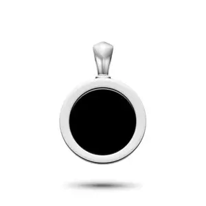 RAHUL PATEL COLLECTION Black / Silver Genesis Black Onyx Amulet - Black/silver