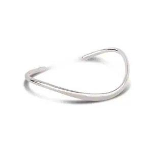 DINNY HALL Silver / White Wave Silver Cuff - Silver/white