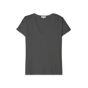 NOEND Supima Cotton V Neck Tee - Grey