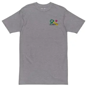 ANCHOR & CREW Gustatory Originals Embroidered Heavy Cotton T-shirt - Grey