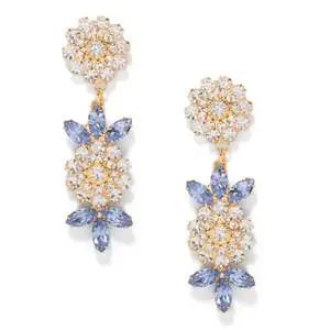 THE PINK REEF Elsa Earring In Sapphire - Blue