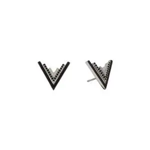OGÉ JEWELRY Black / Silver The Valor Earrings Silver - Black/silver