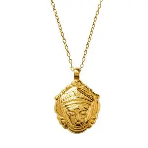 GODDESS CHARMS Goddess Of Self Discovery Charm Necklacae Buddhist Goddess Tara - Gold