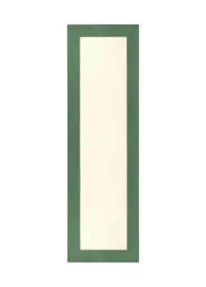 ROUMÉLIE ORIENTALE Forest Charm & Beige Fabric Runner With Gold Embroidery - Green