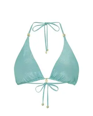 LEYLA MAYA Millie Bikini Top Aqua Mist - Green