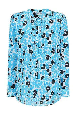 MERCY DELTA Stowe Shirt Pina Colada Aqua - Blue