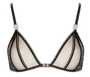 BRACLI Manhattan Crossed Bra - Black