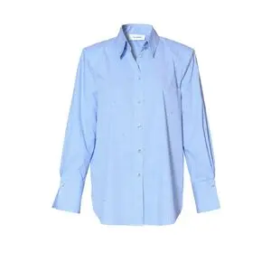 AGGI BY HALEWSKI Irma Light Oversized Shirt With Jest - Blue