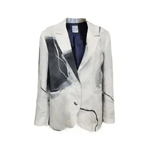 SHINARAA Green / Red Oversized Suit Jacket
