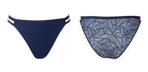 BOTT LINGERIE High-waist Lace Brief La First Night - Blue