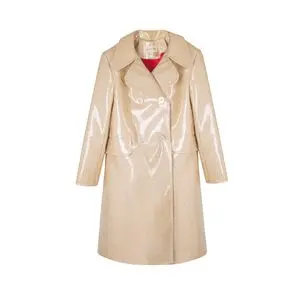 PALOMA LIRA Neutrals Glitter Nude Coat - Brown