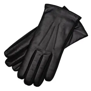 1861 GLOVE MANUFACTORY Sassari Nappa Leather Gloves - Black