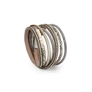 Saachi Serilda Wrapped Bracelet Silver
