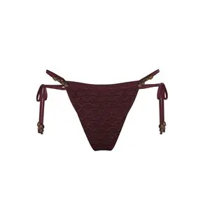 BLACKBOUGH SWIM Vera Double Strap Cheeky Bottoms / Henna - Brown