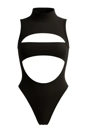 MISARI Pure Cut-out Swimsuit - Black