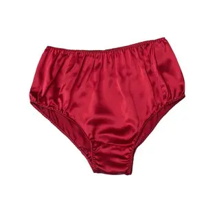 SOFT STROKES SILK Set Of Two Pure Mulberry Silk French Cut Panties - Red