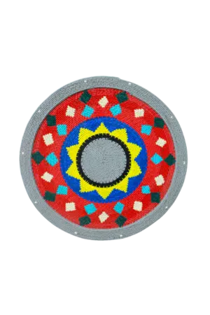 Botanical Boys Zulu Telephone Wire Plate Twenty Six Four - Brown