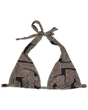 LORDS OF HARLECH Raquel Inter Twine Bikini Top Black
