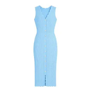 Yumi V Neck Day Dresses