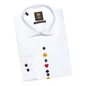 EIGHT X Royal Flush Producer Michael Limited Edition Button Down Shirt - White