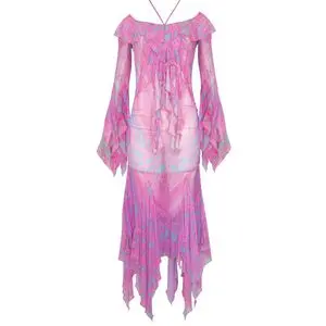 PALOMA LIRA Plastic Victorian Dress - Pink