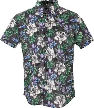 LORDS OF HARLECH Black / White Tim Colorful Floral Black - Black/white
