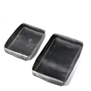 ROARCRAFT Leather Valet Tray Set Of 2 - Grey