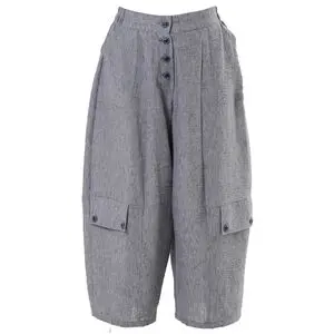 METAMORPHOZA Wide-leg Pants With Linen