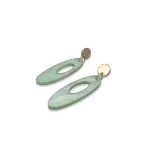 TOOLALLY Hepworth Earrings Light - Green