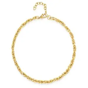 NIALAYA JEWELRY Rope Chain Choker - Gold