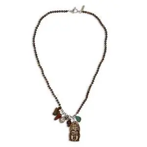 JAREDJAMIN Buddha Meanderings Beaded Necklace