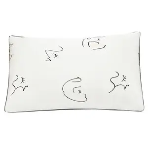 Not Just Pajama The Dream Art Printed Silk Pillowcase - White