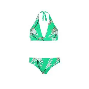 AGUACLARA Jade Missy Halter Classic Bottom - Green