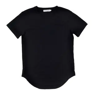 BRADFORD ROW Scoop Tee - Black