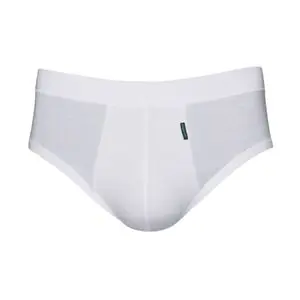 ZD ZERO DEFECTS Mini Briefs Egyptian Cotton Premium Comfort Color - White