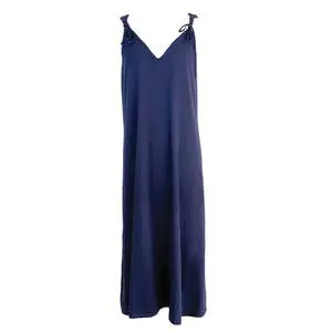 ZENZEE Cashmere Maxi Slip Dress Navy - Blue
