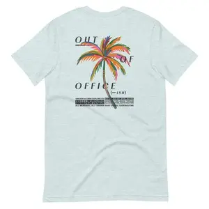ANCHOR & CREW Ice Out Of Office Passenger Organic Cotton T-shirt - Blue