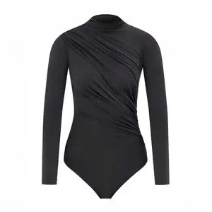 MAAN ISTANBUL Turtleneck Bodysuit Ivy - Black