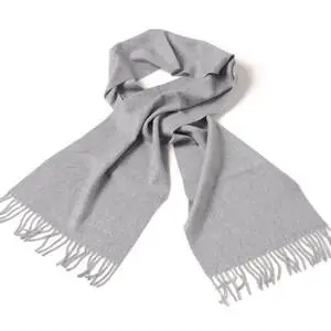 BEL CASHMERE Cashmere Scarf With Fringes - Grey