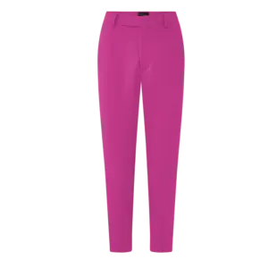 Layo G Cropped Platinum Stretch Dress Pants Petite - Pink