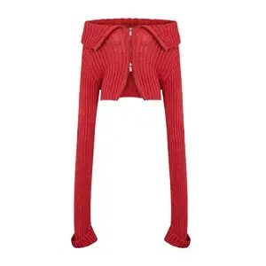 PCFG Your Itch Knit Crop Top Samba