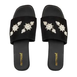 RETTROSE Annie Luxury Diamanté Embellished Handmade Sliders