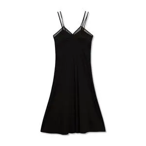 MARIANNE BY MARIE JORDANE Joni Dress – Flared Jersey Midi Dress - Black