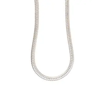 LILA RASA Long Snake Chain 22 - Silver