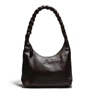 MAFALDA Ara Coffee Braided Bag Handmade Leather Bag