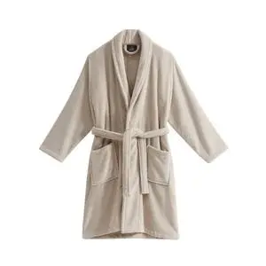 PURE PARIMA Egyptian Cotton Plush Robe -sand - Brown