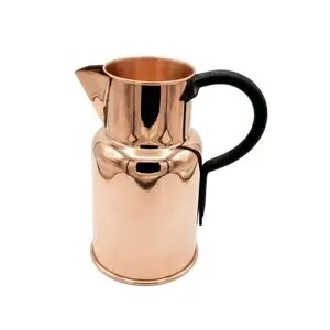 ANATOLIACRAFT Handmade Solid Copper Water Pitcher - Brown