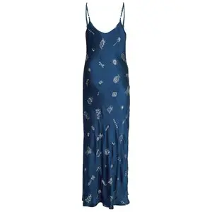 EM & SHI Silver Lining Slip Dress