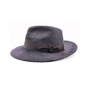 DORIA 1905 Storm Special Velour Lapin Felt Drop Hat - Grey
