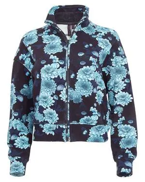 LORDS OF HARLECH Floral Zip-up Jacket - Blue